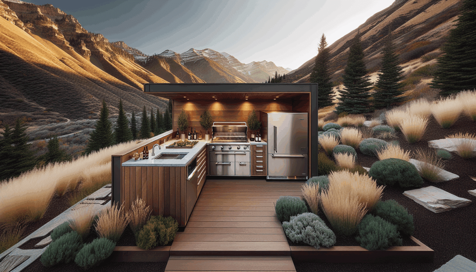 Outdoor Kitchen Ideas for Small Spaces - Utah Deck Supply